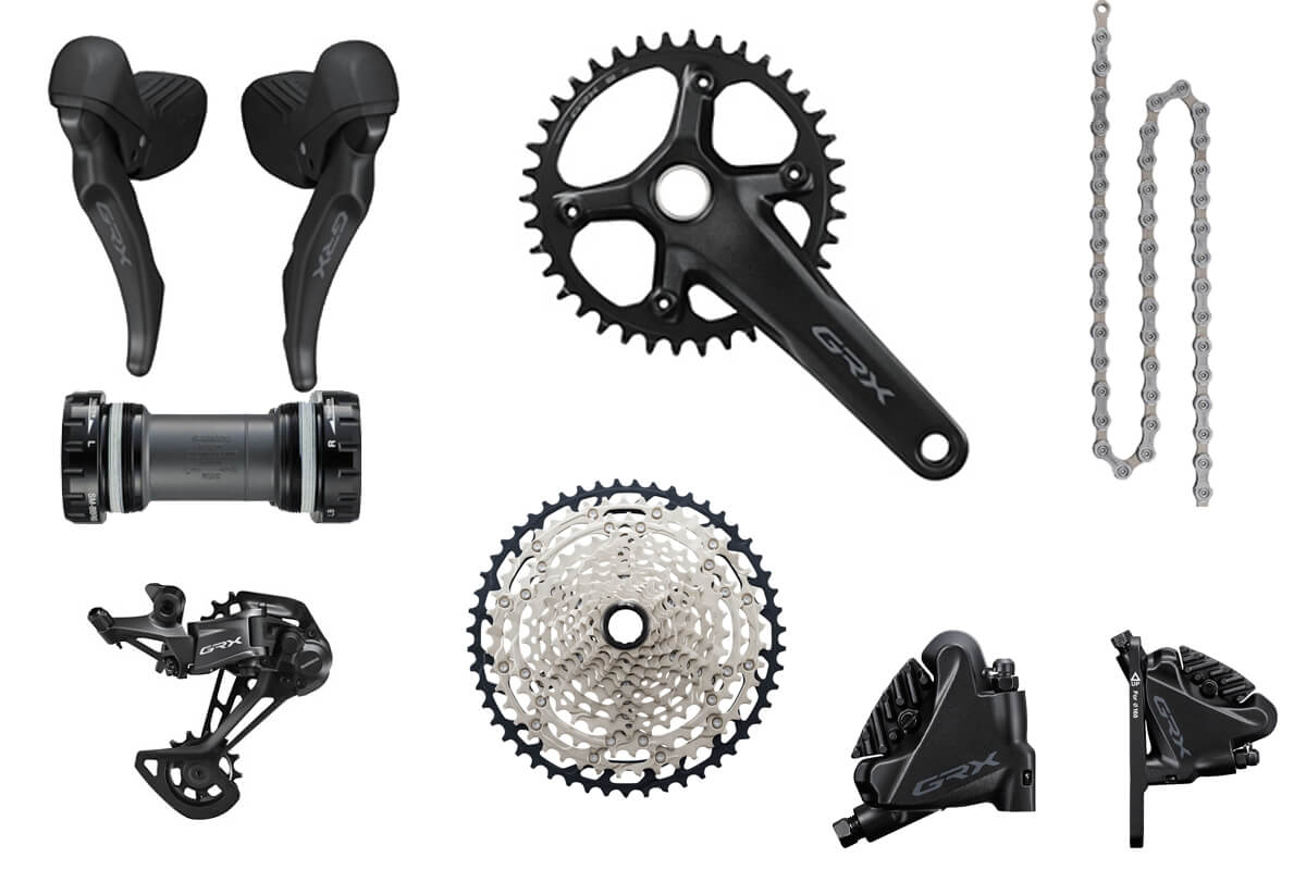 Shimano GRX 610 1x12-Speed Wide Gravel Groupset – Condor Cycles
