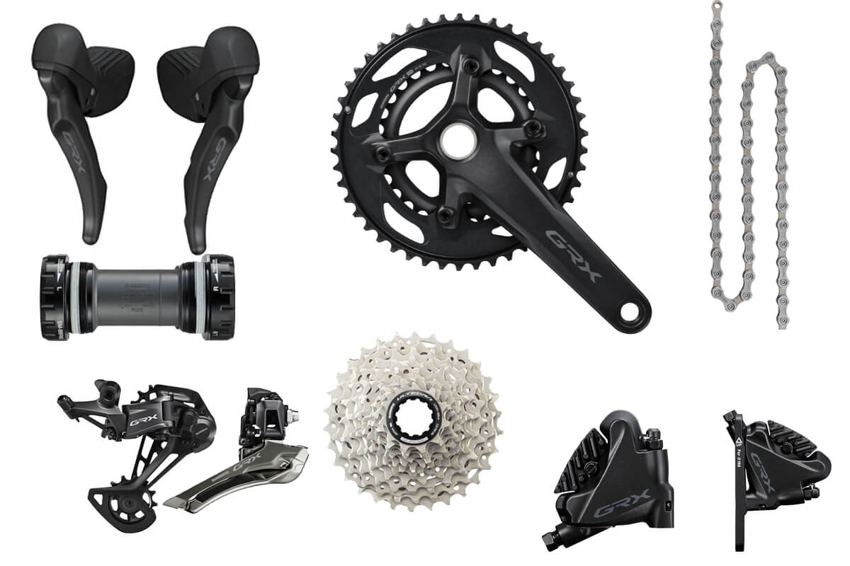 Shimano GRX 610 2x12-Speed Gravel Groupset – Condor Cycles