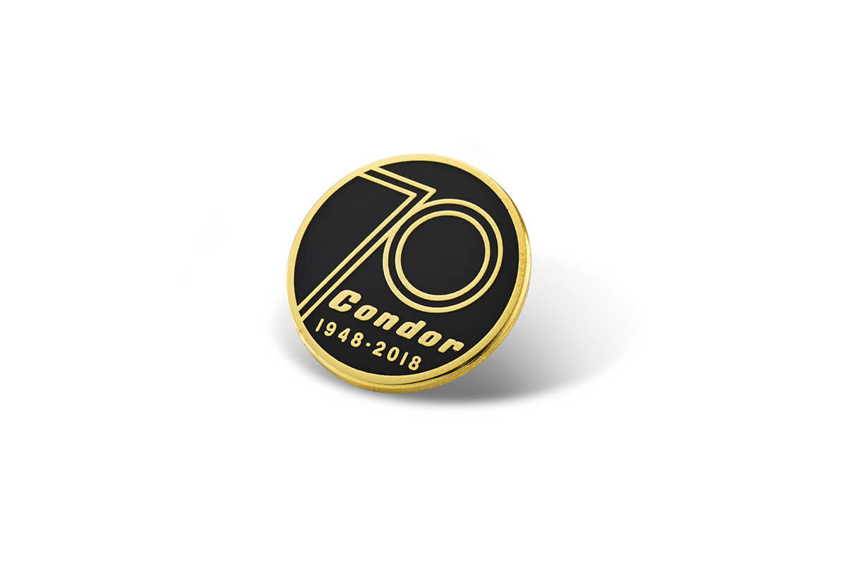 Condor 70th Anniversary Enamel Pin Badge – Condor Cycles